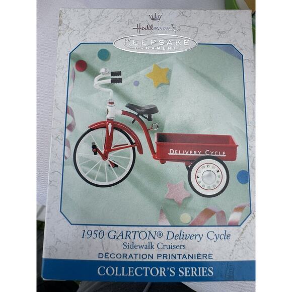Hallmark | Holiday | Hallmark Ornament 95 Garton Delivery Cycle ...